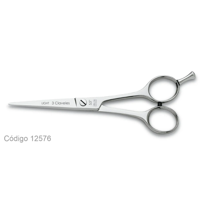 3 C TIJERA PEL STAR LIGHT MICR 5.5 12576 - — Estética Profesional